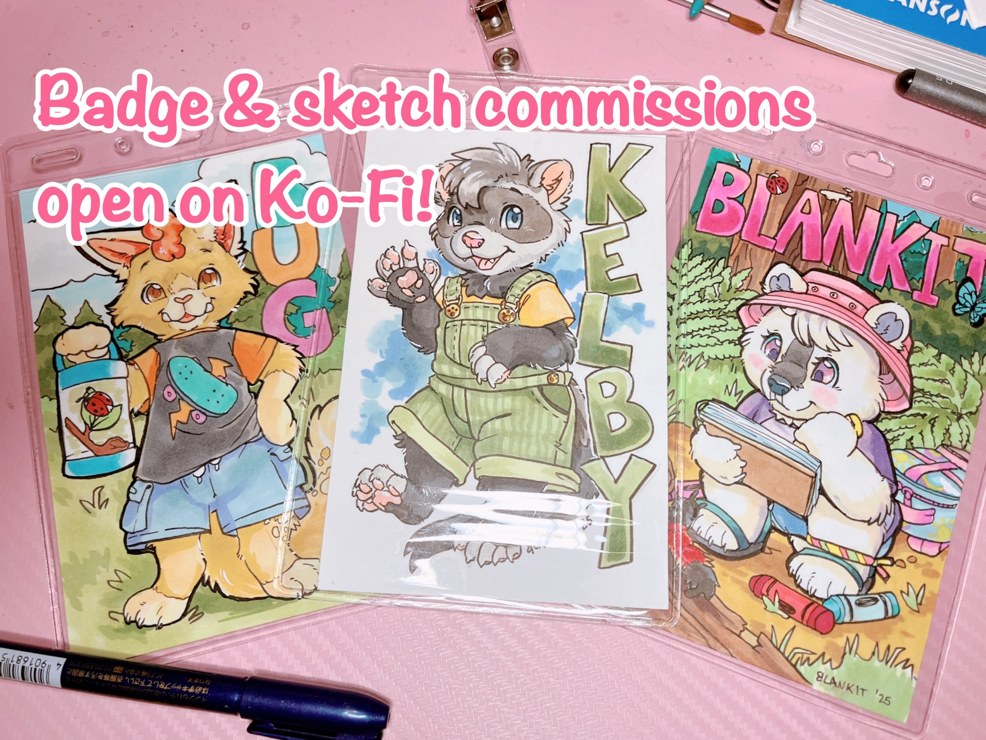 Small commission opening & going to Babyfur Con – Blankit Fort